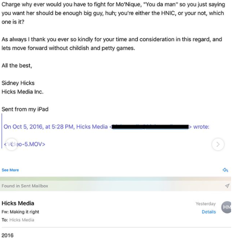 Mo'Nique Released Emails By Will Packer Citing The Truth BTS